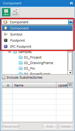Quadcept - Component Window